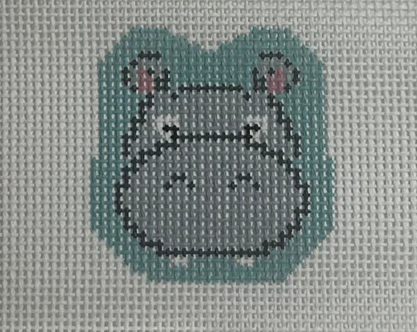 Mini Miss Hippo Canvas